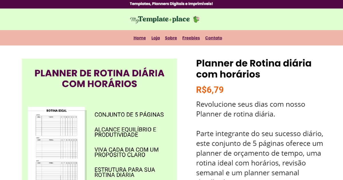 Rotina ideal